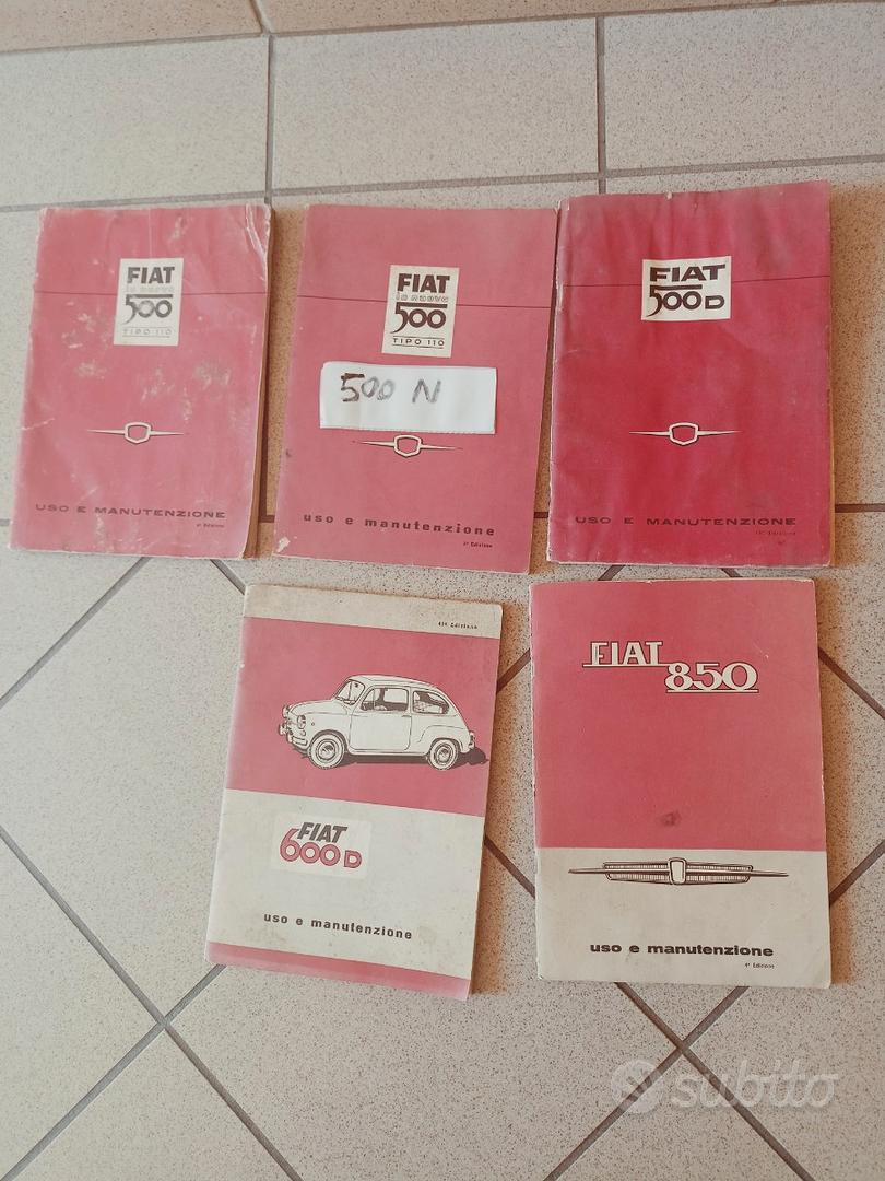 Libretto Uso Man. fiat 500,e Lancia Fulvia - Libri e Riviste In vendita ...