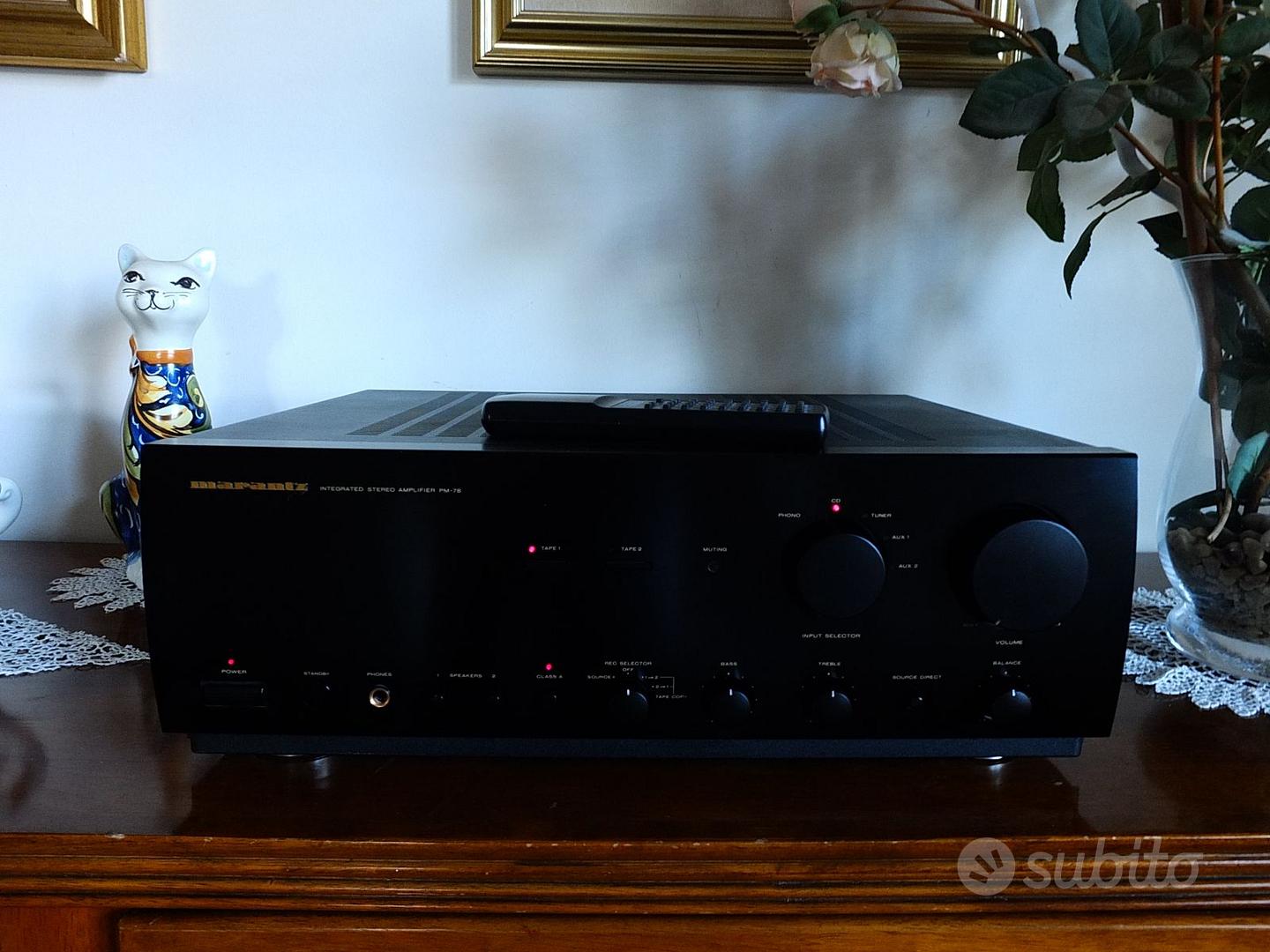 Amplificatore Marantz PM-78 Class A (AB) - Audio/Video In vendita a Messina