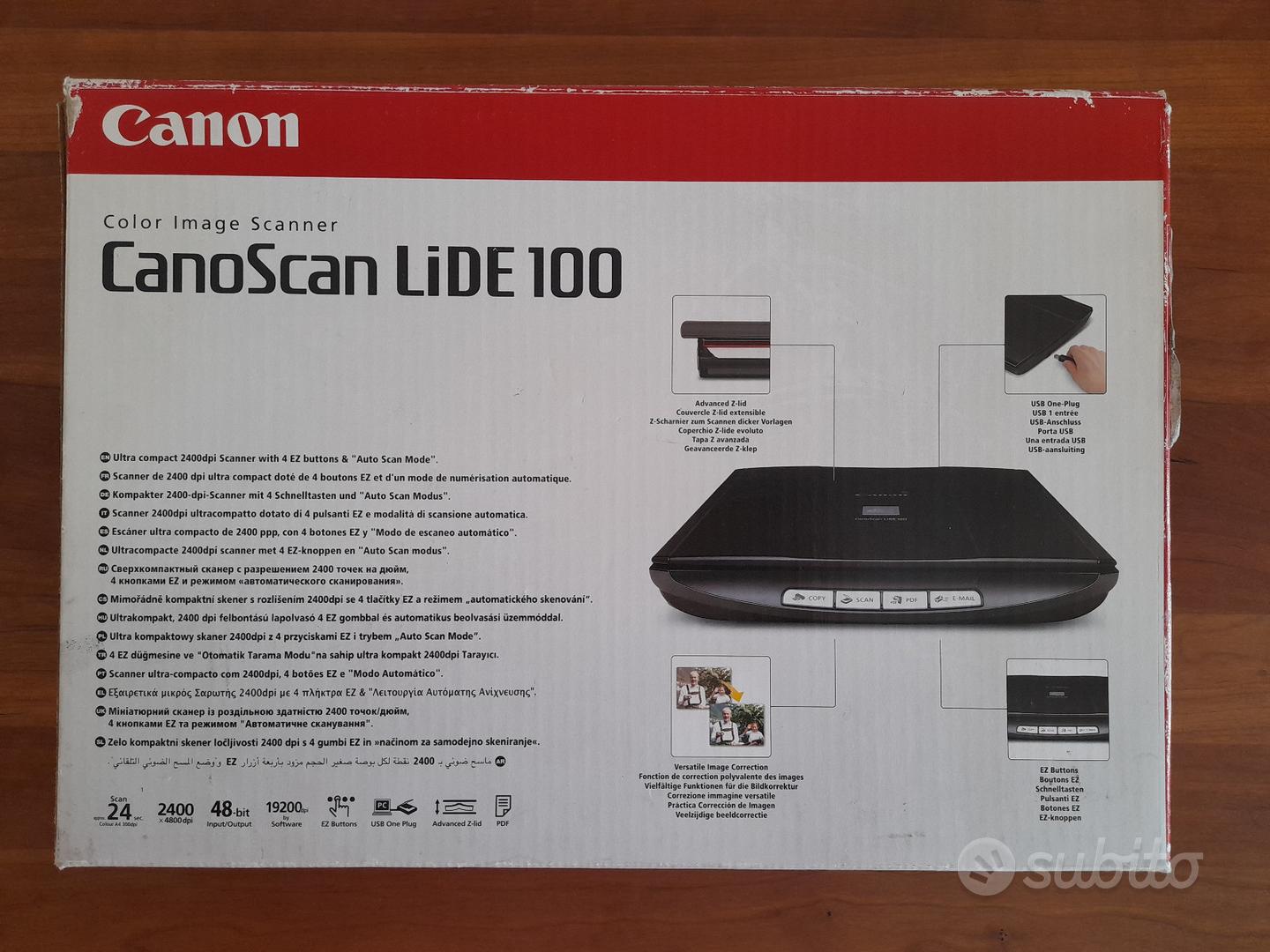 Scanner CanoScan Lide 100 - Informatica In vendita a Milano