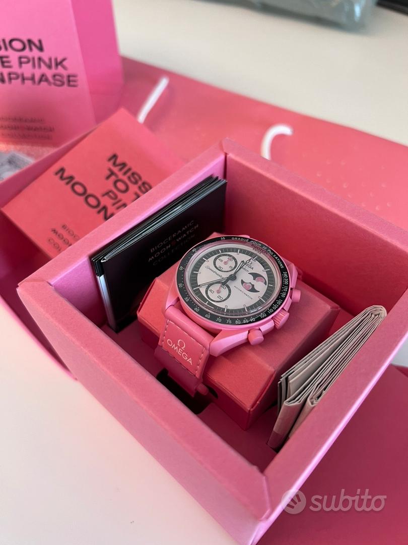 Swatch x Omega Mission To The Pink Moonphase - Abbigliamento e ...