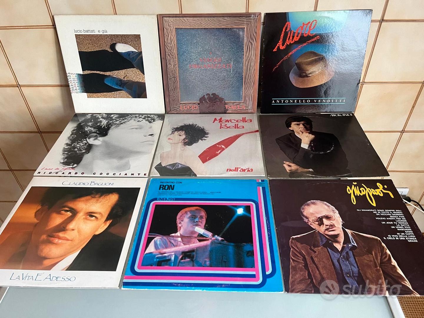 Lotto 8 LP 33 giri - Italiani anni 60" 80" - Musica e Film In vendita a Milano