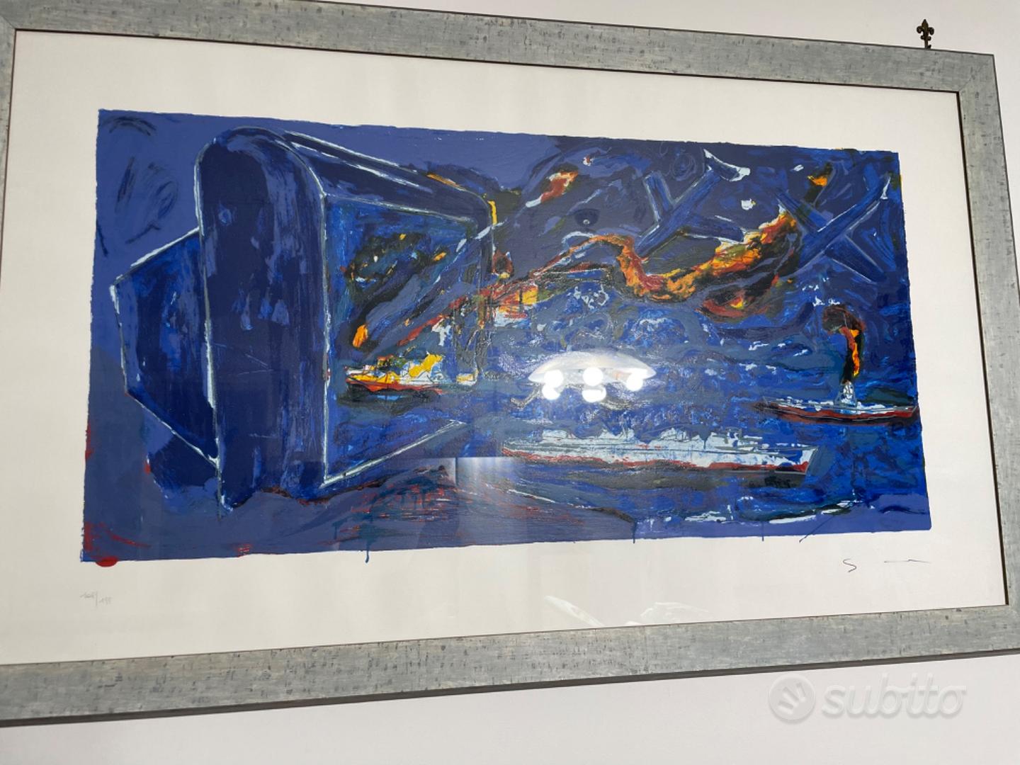 Serigrafia Mario Schifano - Collezionismo In vendita a Verona