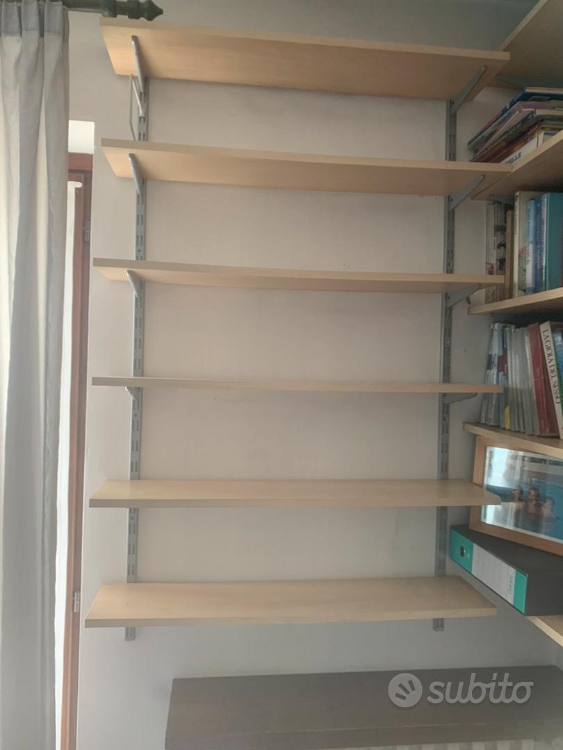 Scaffale libreria cremagliera a parete - Arredamento e Casalinghi In ...