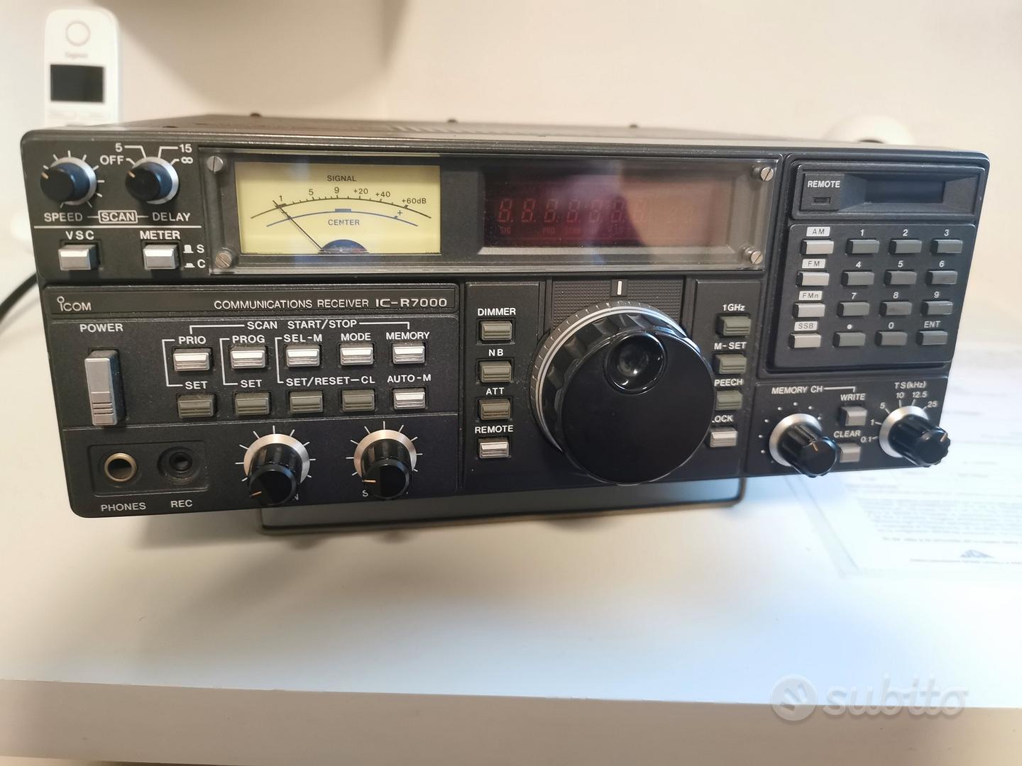 Communications Receiver IC-R7000 Icom - Audio/Video In vendita a Milano