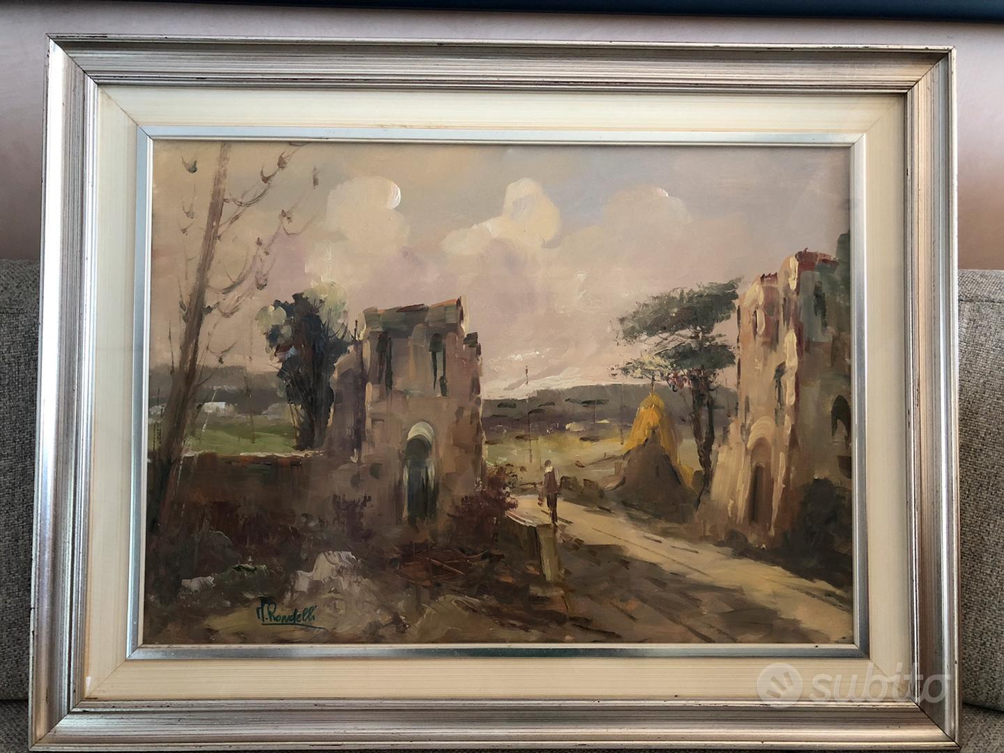 Dipinto ad olio Mario Rondelli "Passaggio" - Collezionismo In vendita a ...