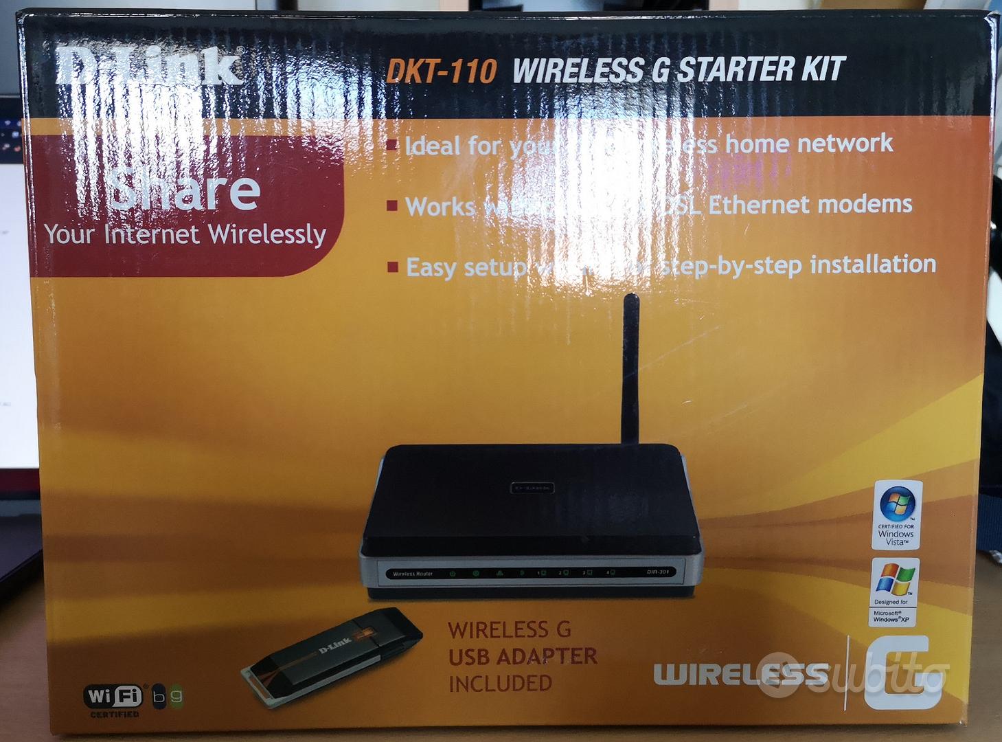 Router D-Link DKT-110 Wireless G starter kit - Informatica In vendita a ...