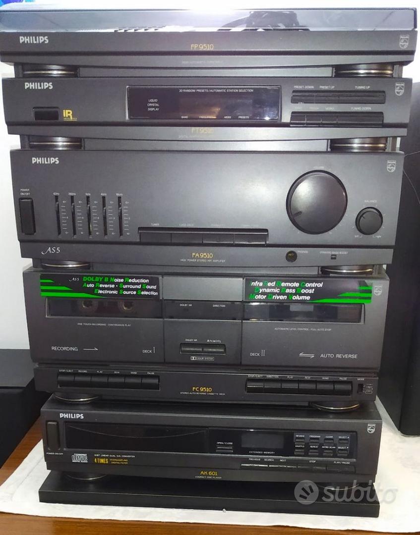 Impianto Hi-Fi Philips 9510 comprese 2 casse - Audio/Video In vendita a ...
