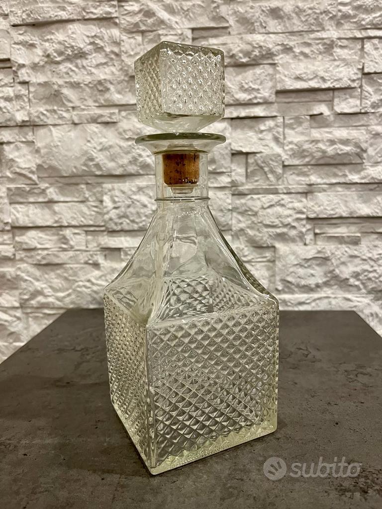 Bottiglia vetro vintage per liquore - Collezionismo In vendita a Padova