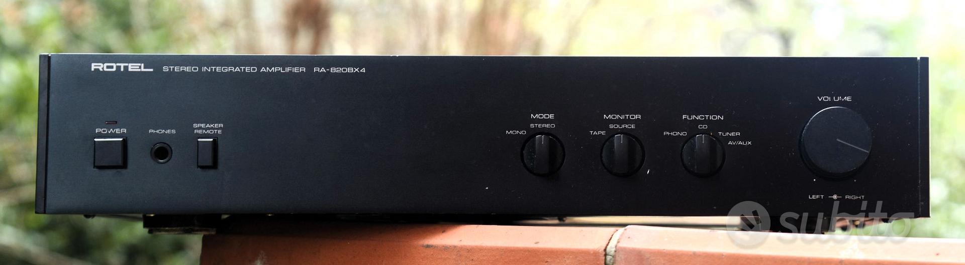 Amplificatore integrato ROTEL RA 820 BX4 - Audio/Video In vendita a Firenze