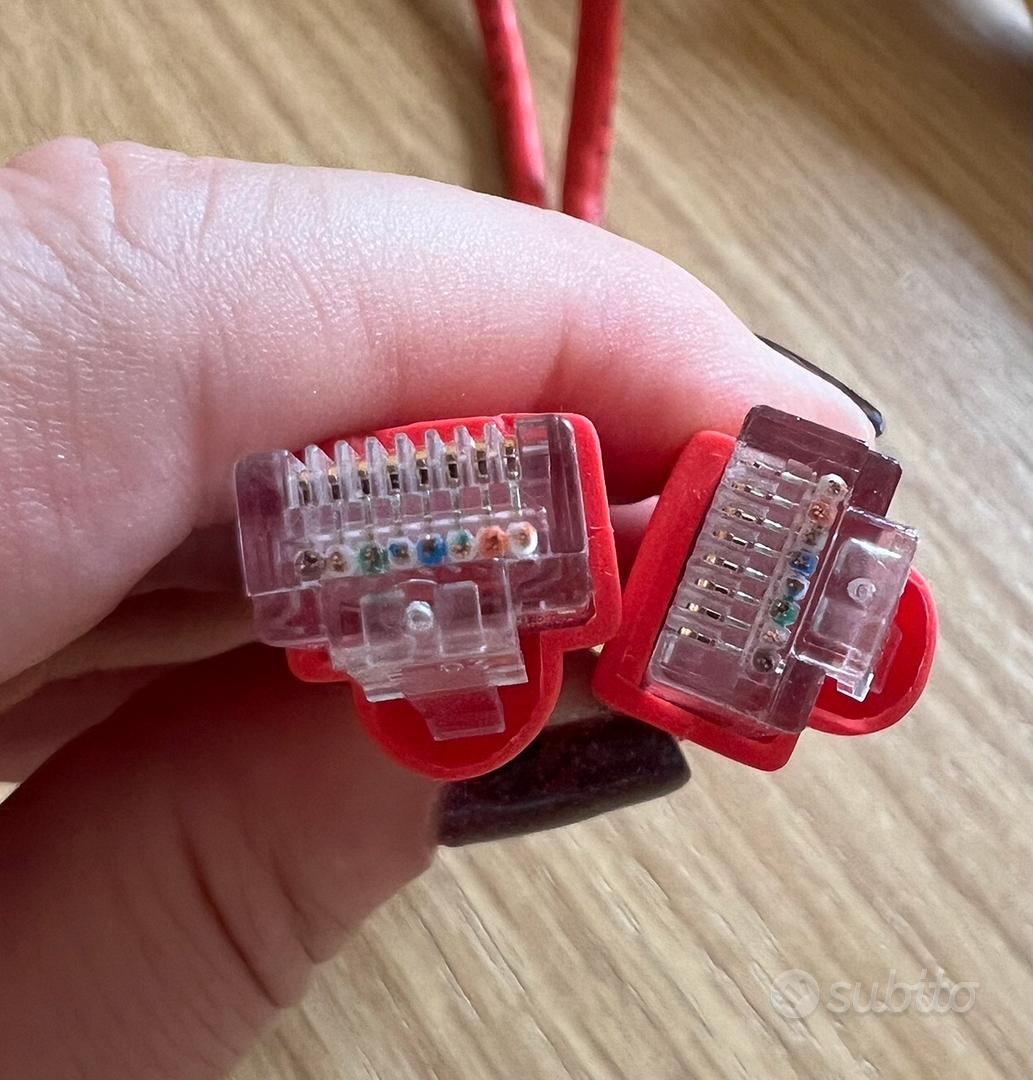 Cavo Ethernet Power Link Rosso - Informatica In vendita a Arezzo
