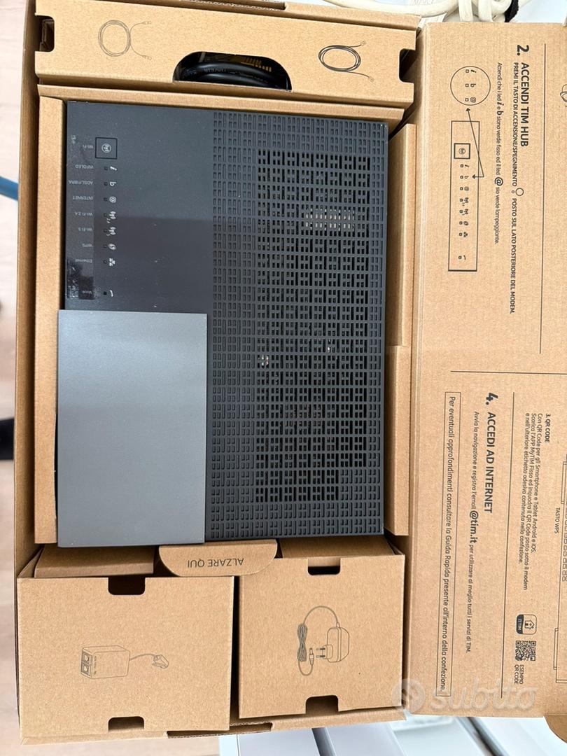 📶 Modem Fibra TIM – Come nuovo, riscattato! - Informatica In vendita a Roma