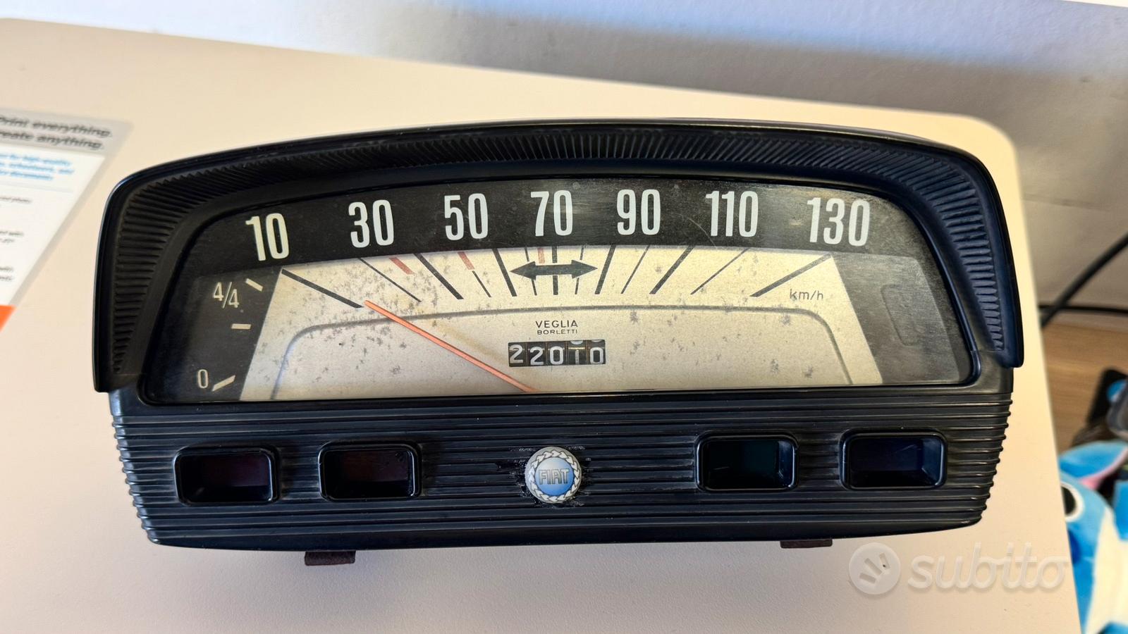 Tachimetro Contachilometri fiat 500 L epoca - Accessori Auto In vendita ...