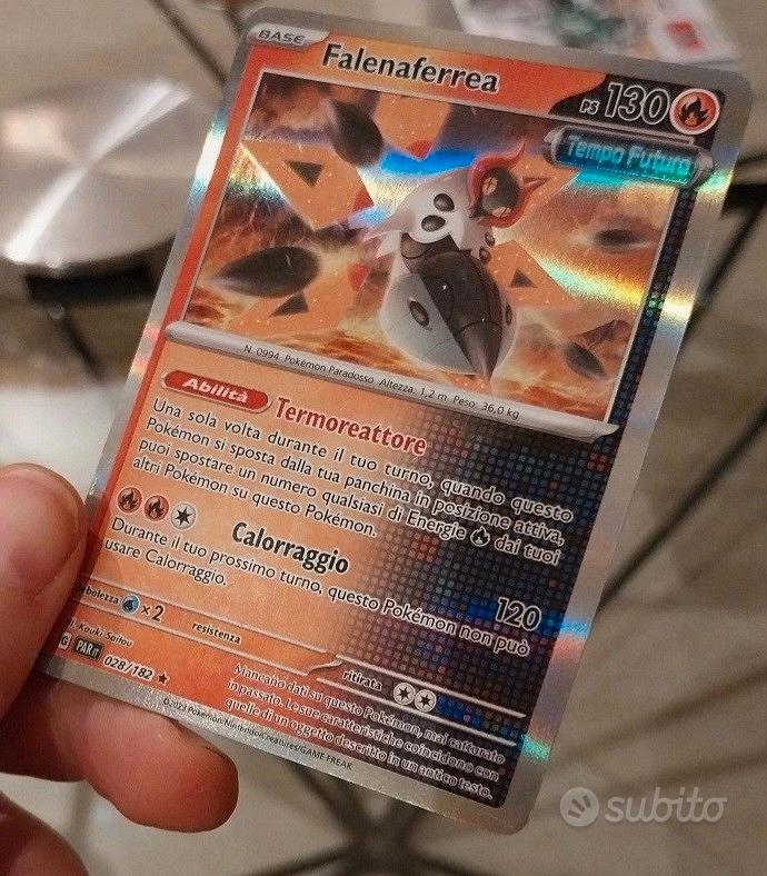 carta pokemon falena ferrea olografica - Collezionismo In vendita a Pavia