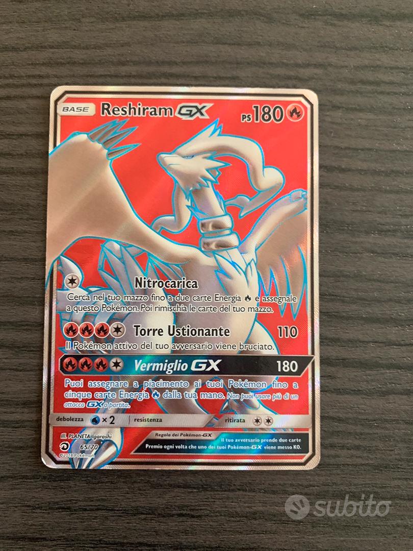 Carta Pokemon Reshiram Gx 180 Ps Collezionismo In Vendita A Roma