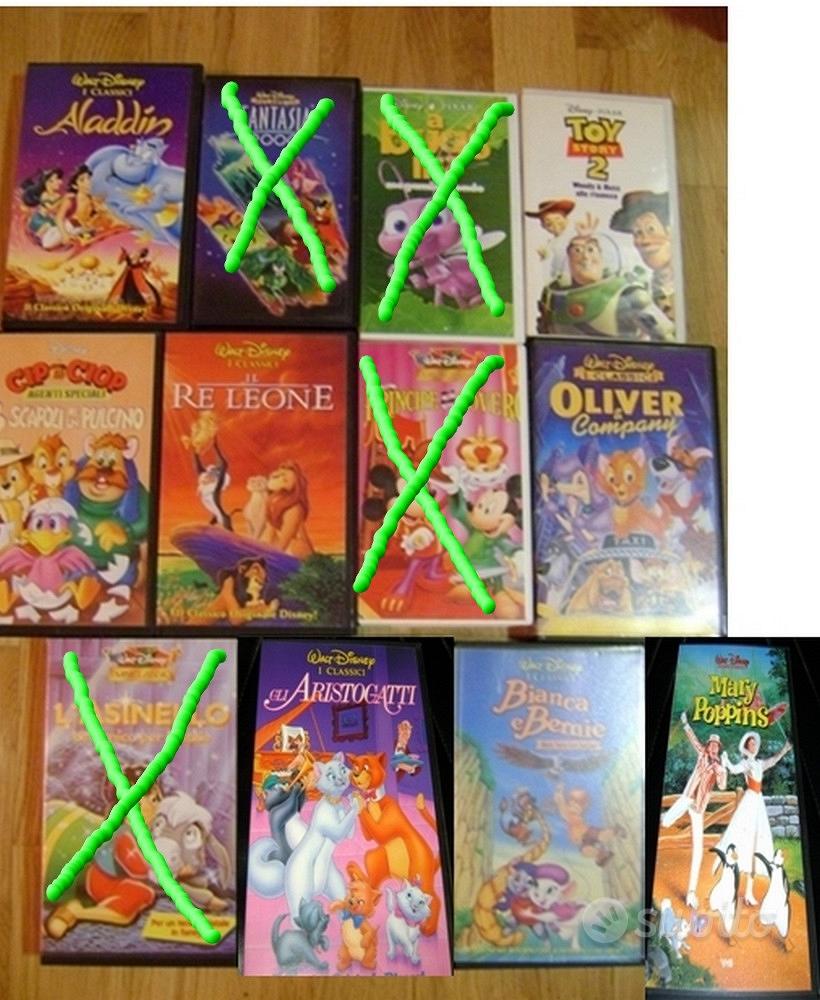 VHS WALT DISNEY CLASSICI titoli assortiti - Musica e Film In vendita a ...