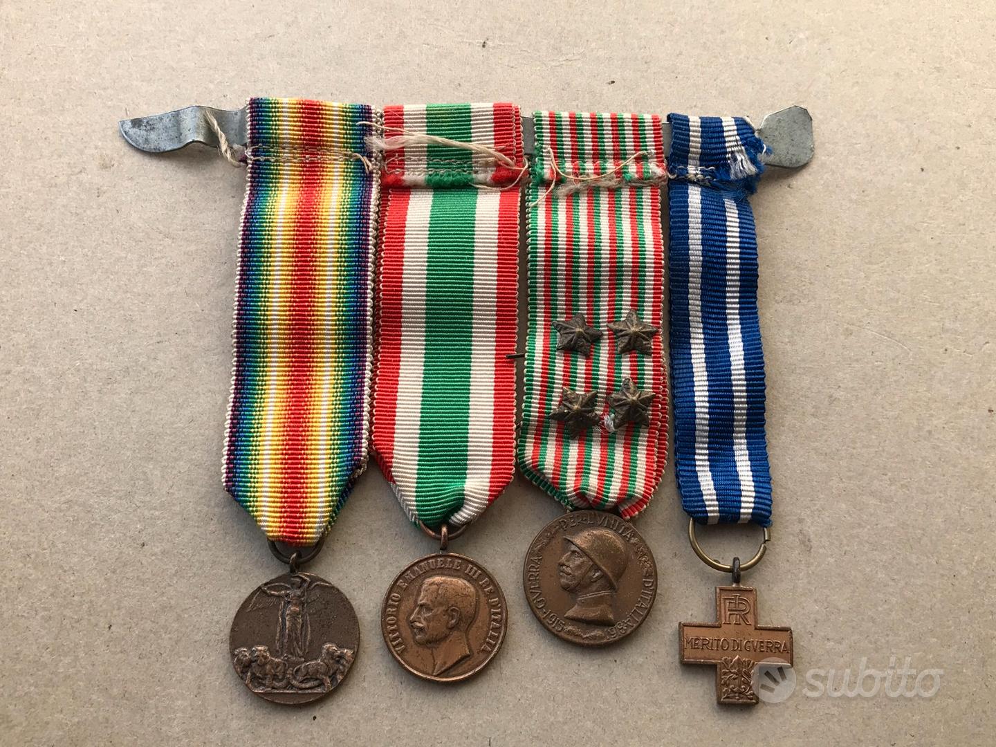 Medagliere mignon prima guerra mondiale - Collezionismo In vendita a ...