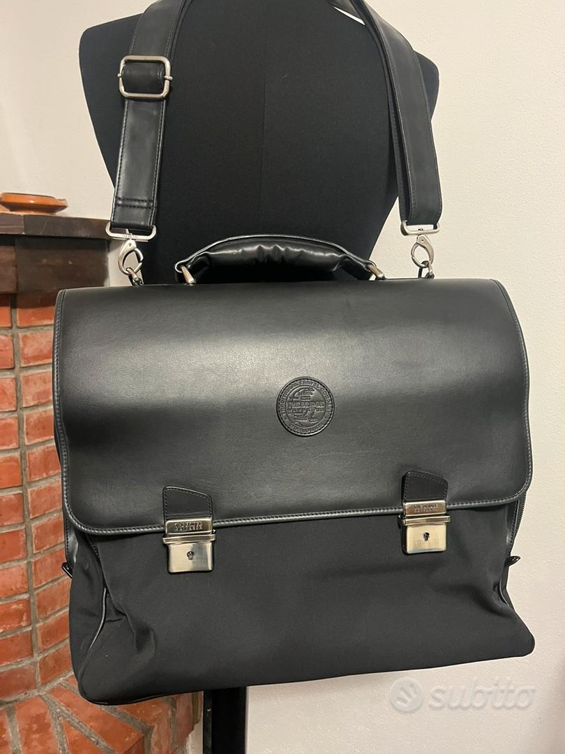 The Bridge Wayfarer borsa 24 ore in pelle e tessut - Abbigliamento e ...
