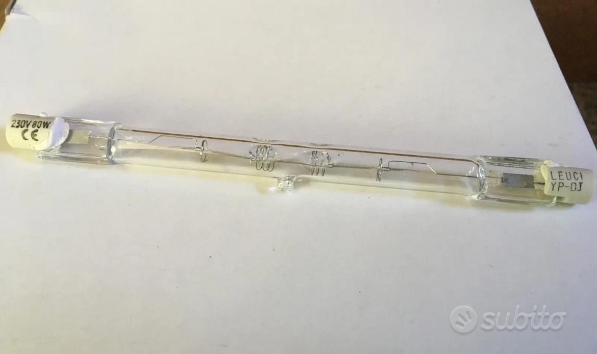 2 lampadine Leuci alogena R7s 80W 117mm - Arredamento e Casalinghi In ...
