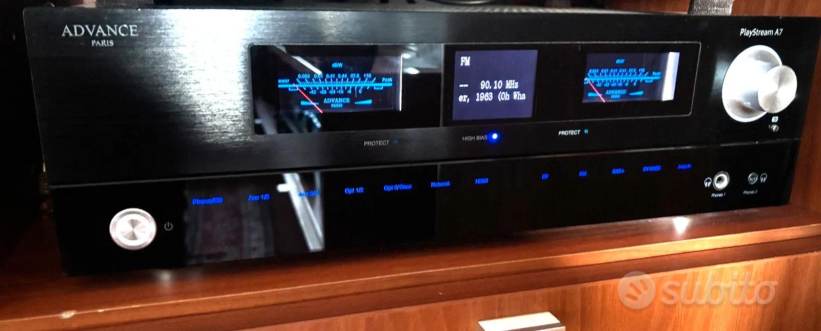 Advance Paris-PlayStreamer A7 115+115 W classe AB - Audio/Video In ...