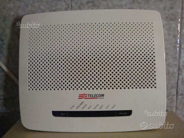 Modem Telecom Adsl e Fibra WiFi Tenuto Maniacalmen - Informatica In ...