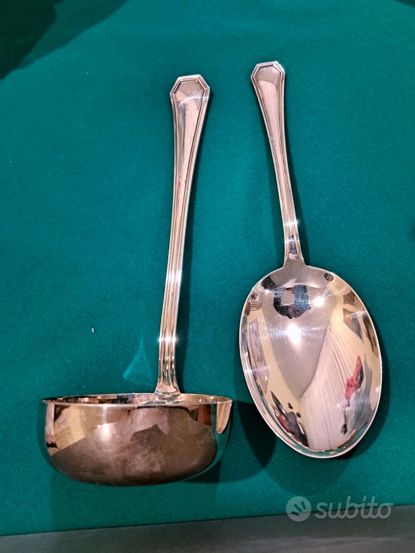 Mestolo e cucchiaione d'argento Bellotto argenti - Arredamento e Casalinghi In vendita a Modena