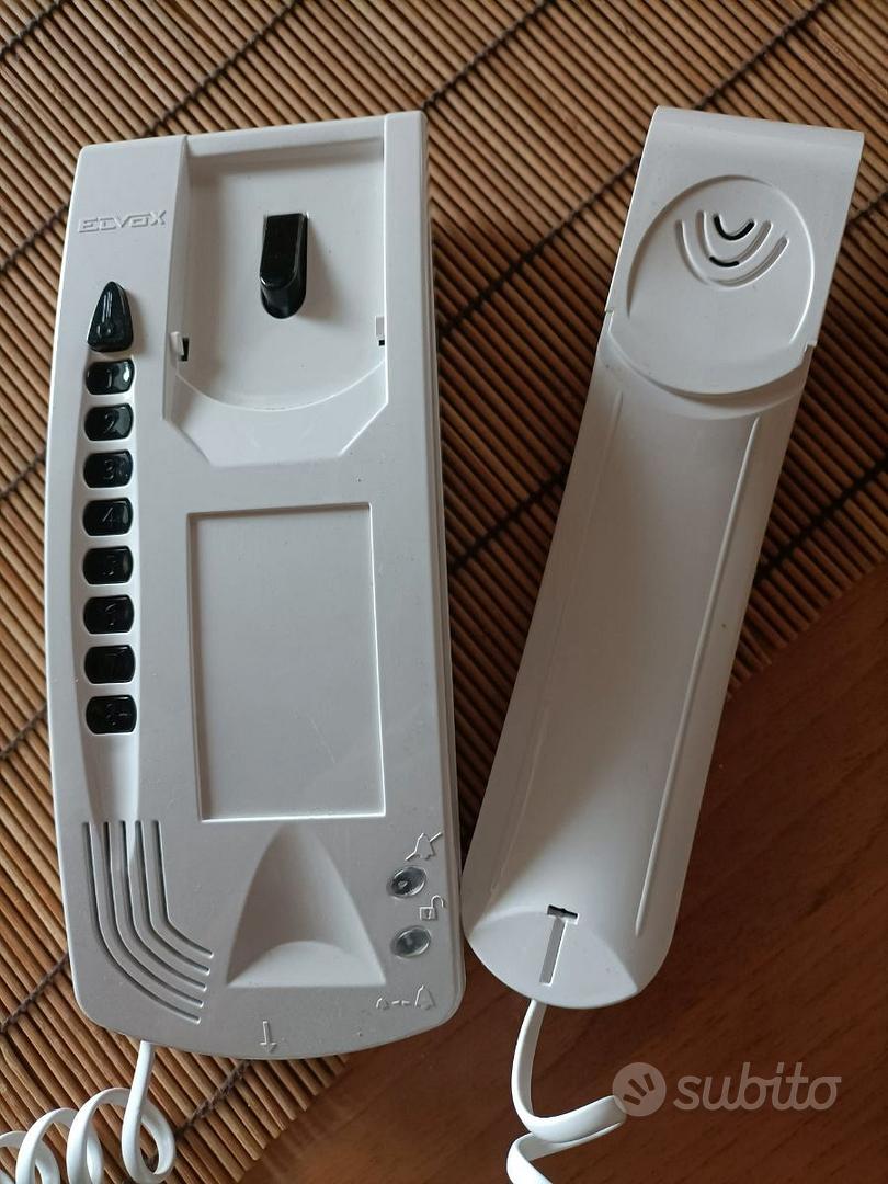 Citofono Elvox Petrarca 2F+intercom. bianco - Elettrodomestici In ...