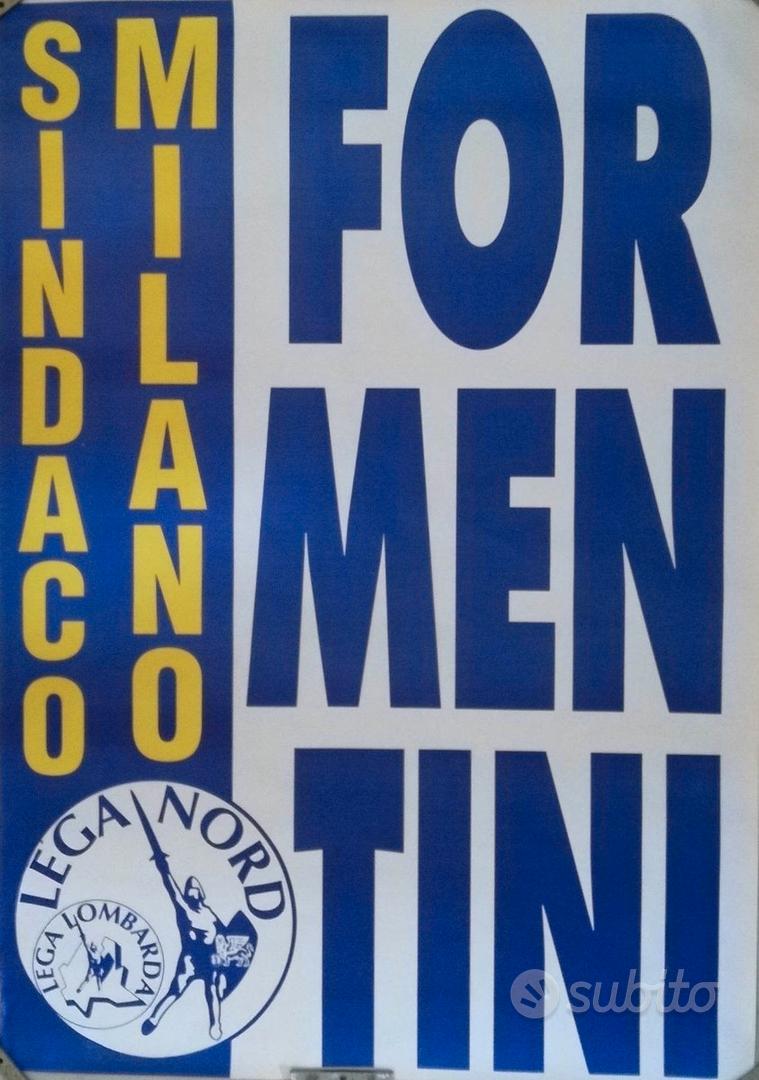 Manifesti,poster Lega Lombarda Lega Nord Padania - Collezionismo In ...