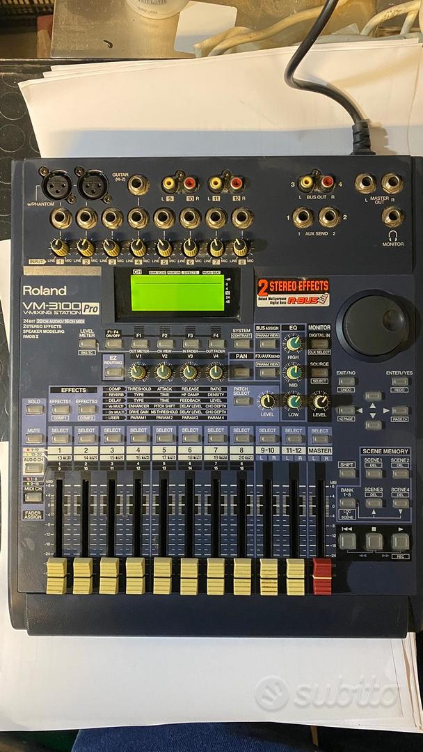 Roland VM-3100 Mixing Station Mixer audio digitale - Audio/Video In ...