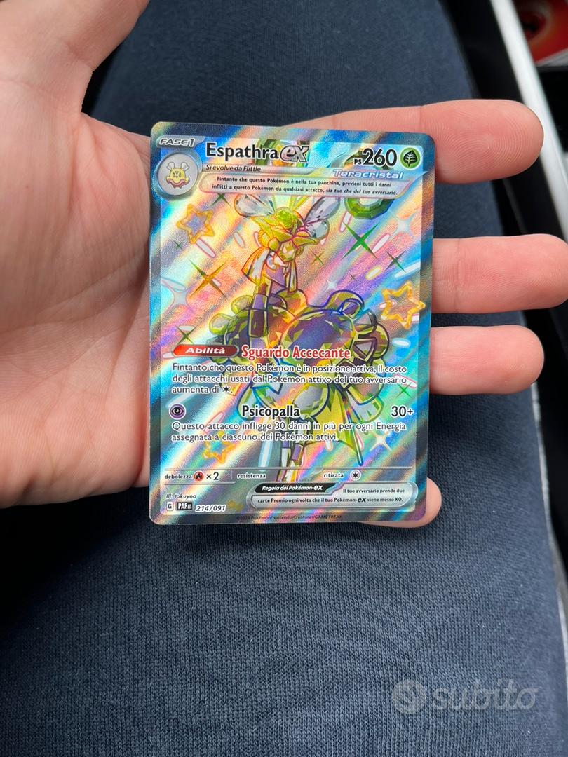Carta pokemon Espathra ex 214/091 - Collezionismo In vendita a Udine