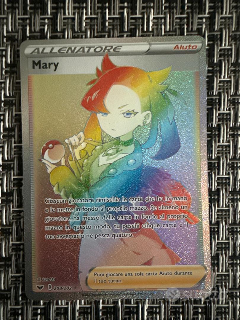 Carta Pokémon Mary Hyper Full Art - Collezionismo In vendita a Roma