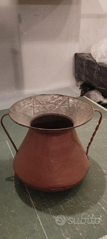 Antica Anfora Conca in Rame con manici - Collezionismo In vendita a ...