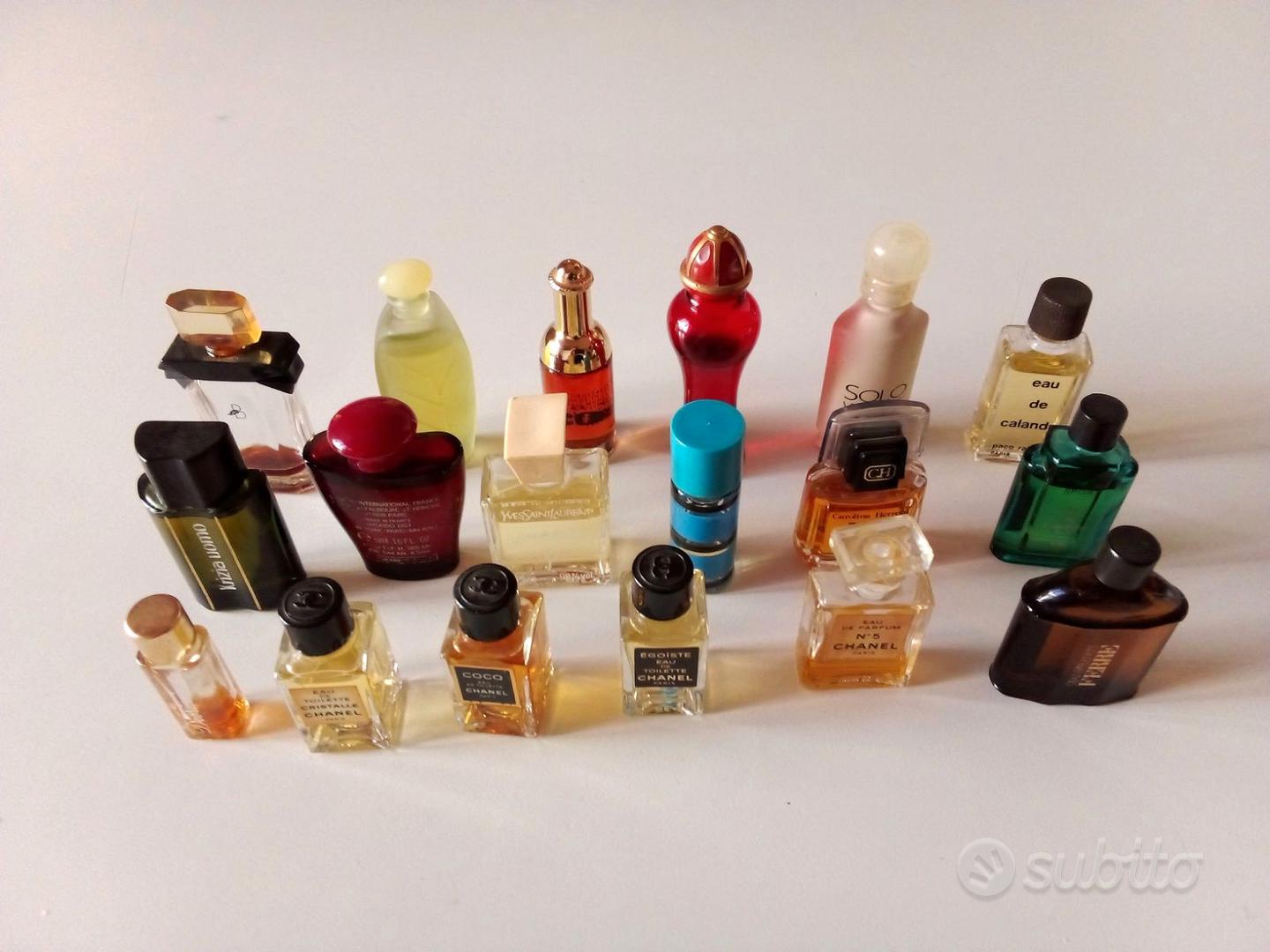 18 PROFUMI MIGNON DI MARCA - VINTAGE SENZA SCATOLE - Collezionismo In ...