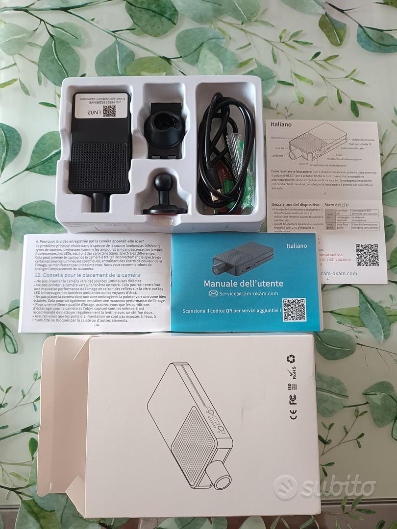 mini telecamera Okam LN02 - Audio/Video In vendita a Lecco