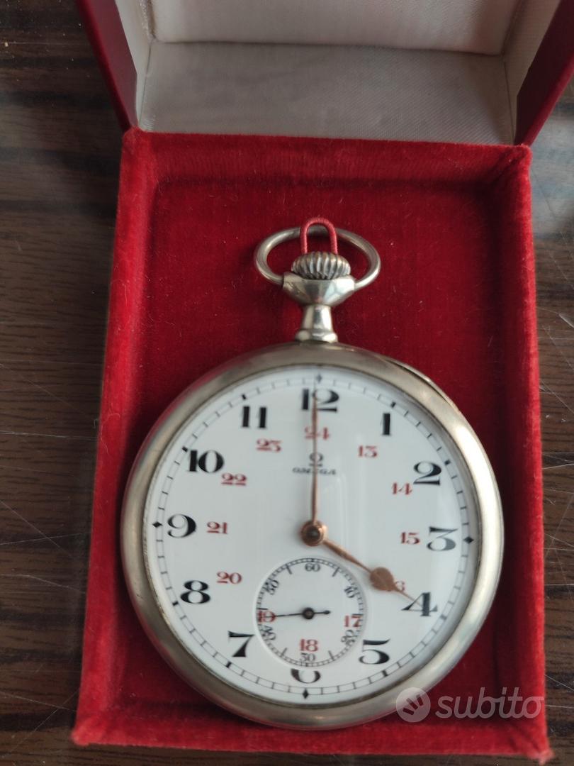 Orologio da tasca OMEGA cal. 18''' anno 1914 - Abbigliamento e ...