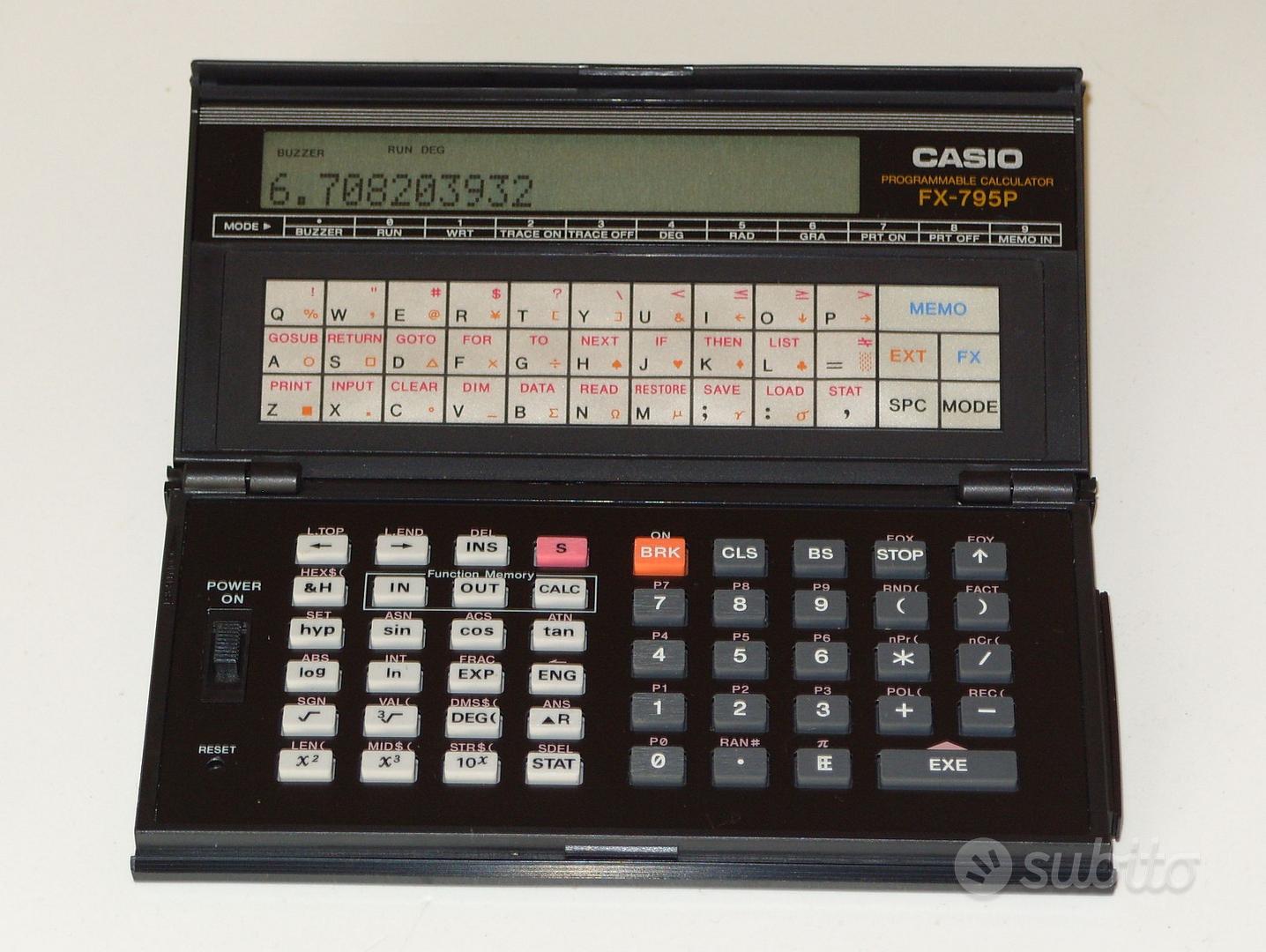 Casio FX-795P Calcolatrice programmabile vintage - Informatica In ...