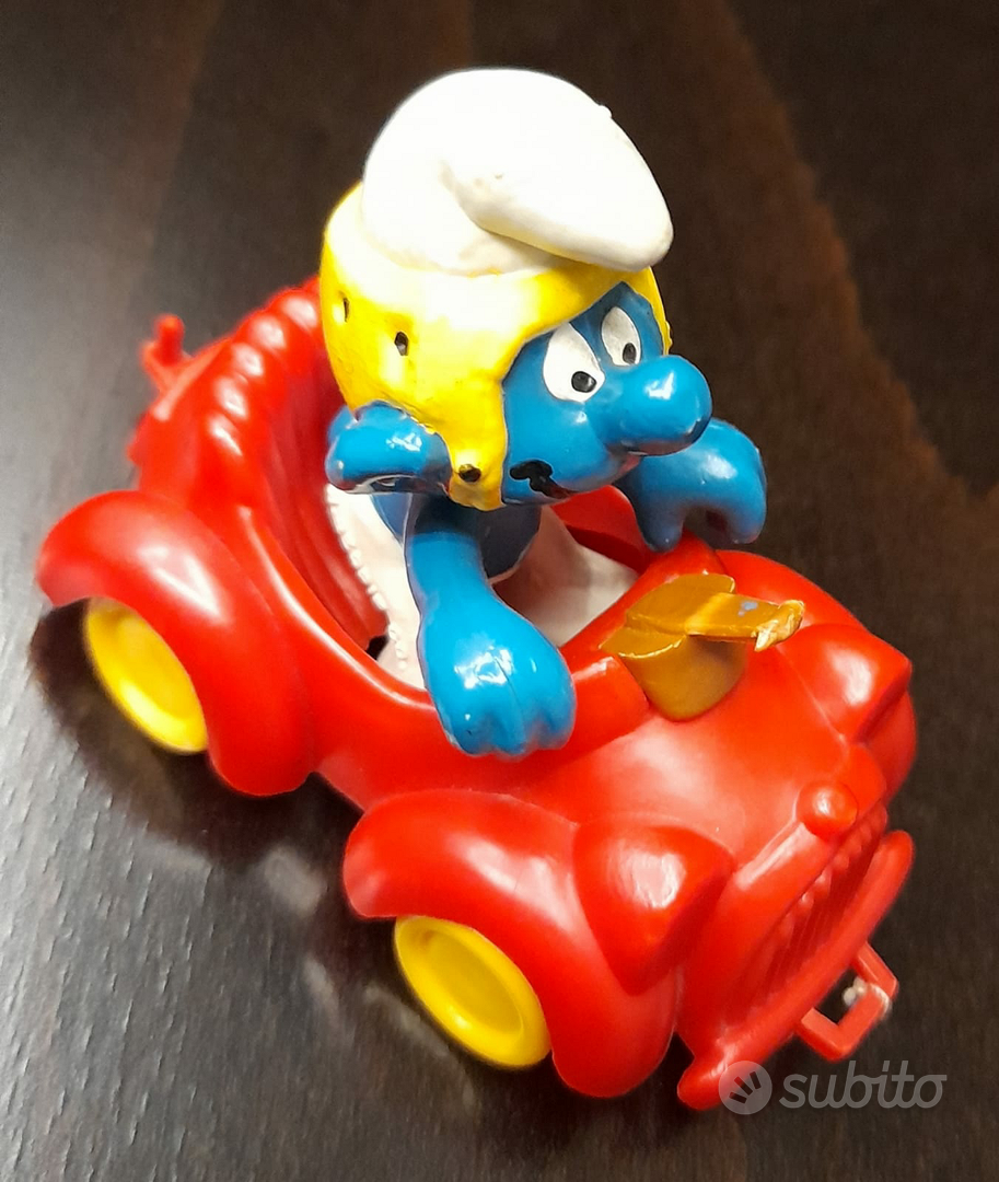 Puffo con macchinina - Collezionismo In vendita a Milano