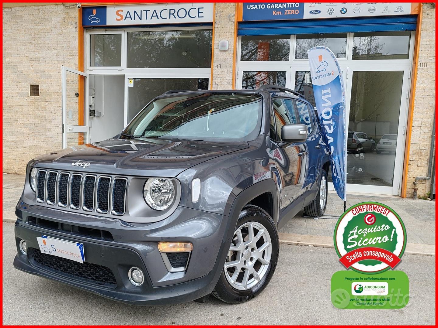 Subito - SANTACROCE - JEEP RENEGADE 1.6 MJET2 130CV LIMITED UNICO PROPR. - Auto In vendita a Bari