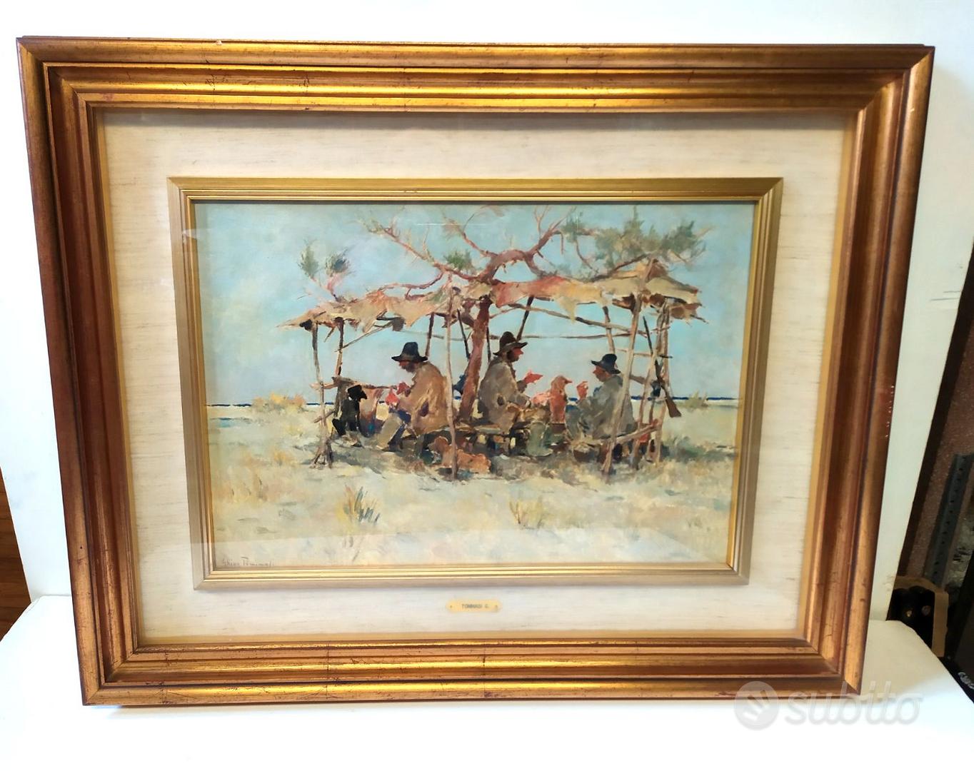 Dipinto del pittore toscano Ghigo Tommasi - Collezionismo In vendita a Como