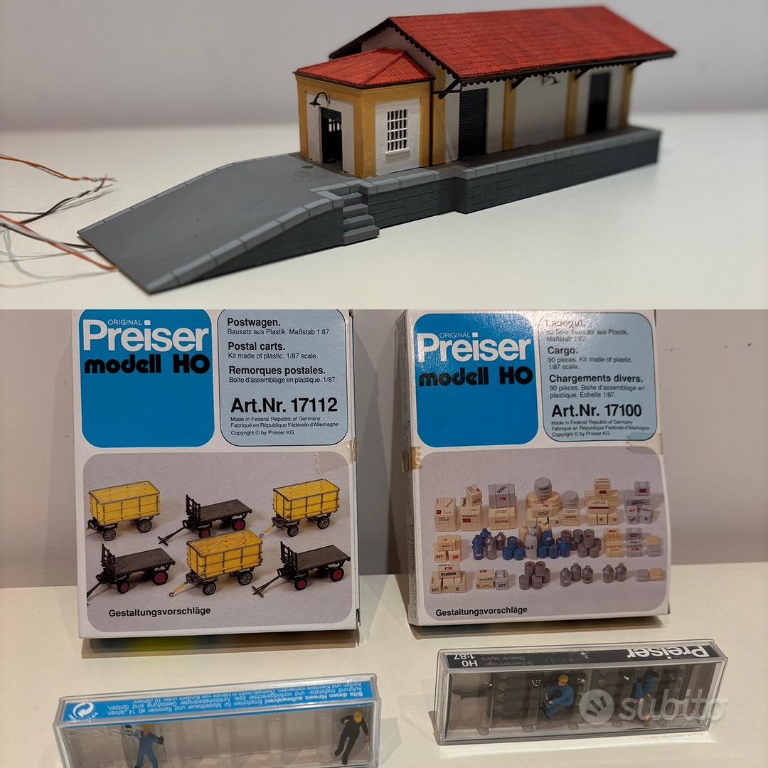 Lotto Modellismo treni Preiser scala h0 ho lima - Collezionismo In ...