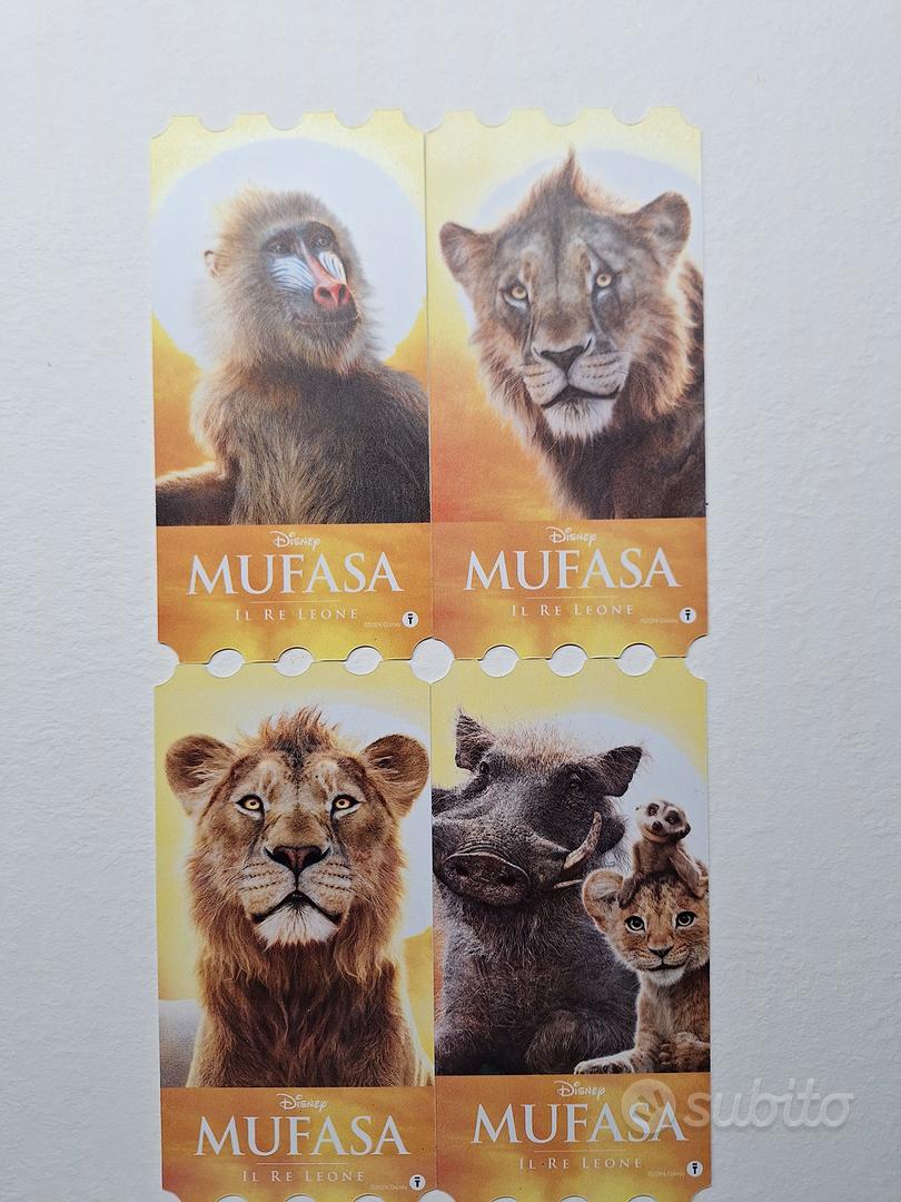 Character Ticket Mufasa il re leone - Collezionismo In vendita a Treviso