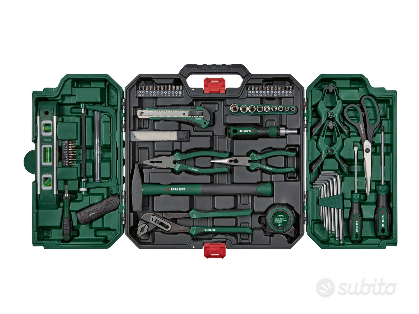 SET DA 80 ATTREZZI PARKSIDE IN VALIGETTA - Giardino e Fai da te In ...