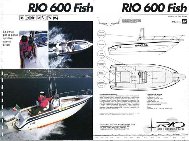 Rio 600 Fish - Nautica In vendita a Trapani