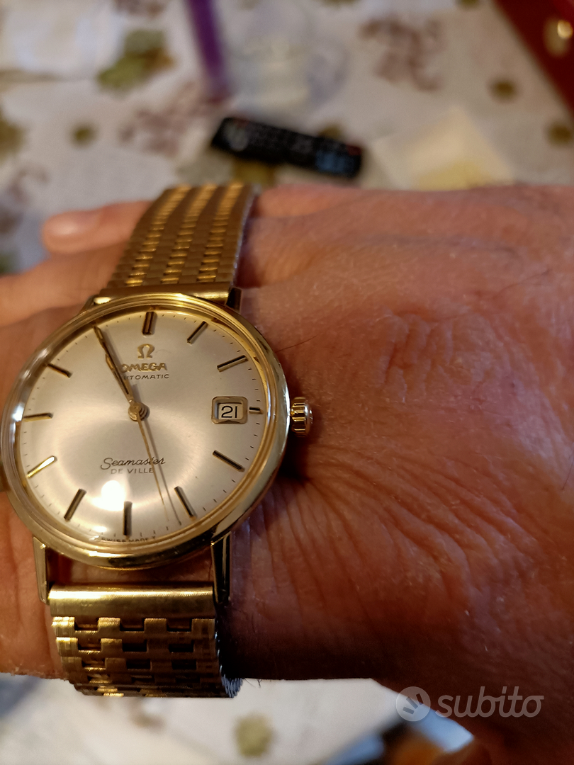 Orologio Omega in oro De Ville automatico datario - Abbigliamento e ...