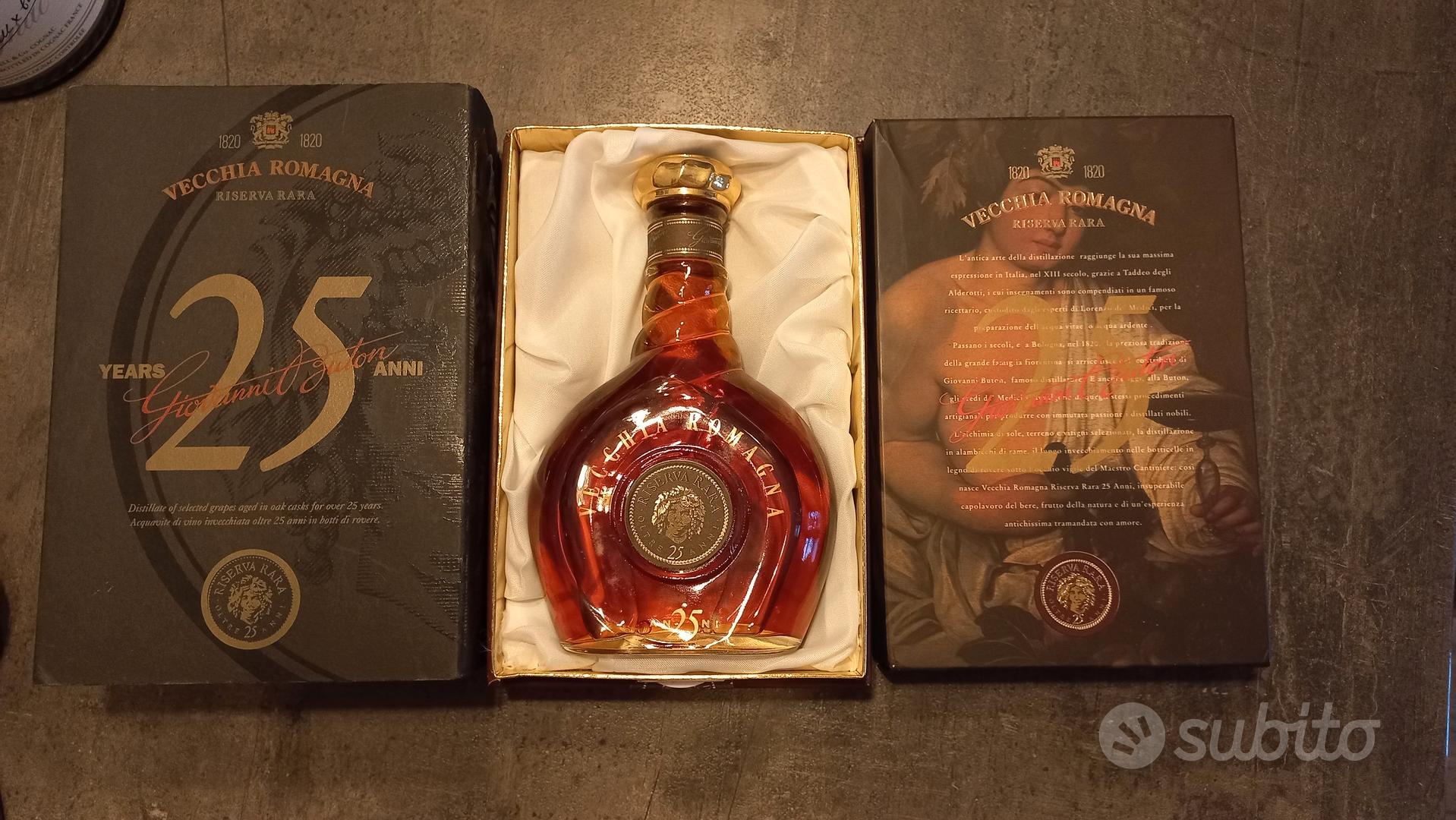 Cognac Vecchia Romagna Riserva Rara 25 anni - Collezionismo In vendita a Milano