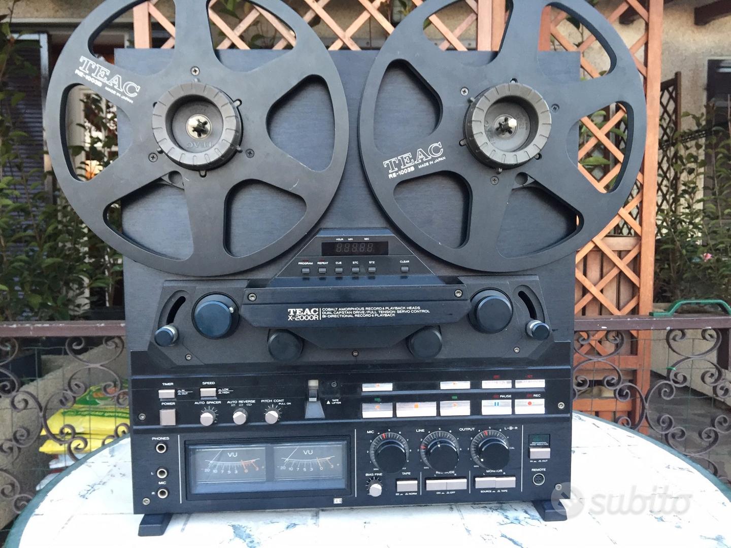REGISTRATORE BOBINE TEAC x 2000 R - AUTOREVERSE - Audio/Video In ...