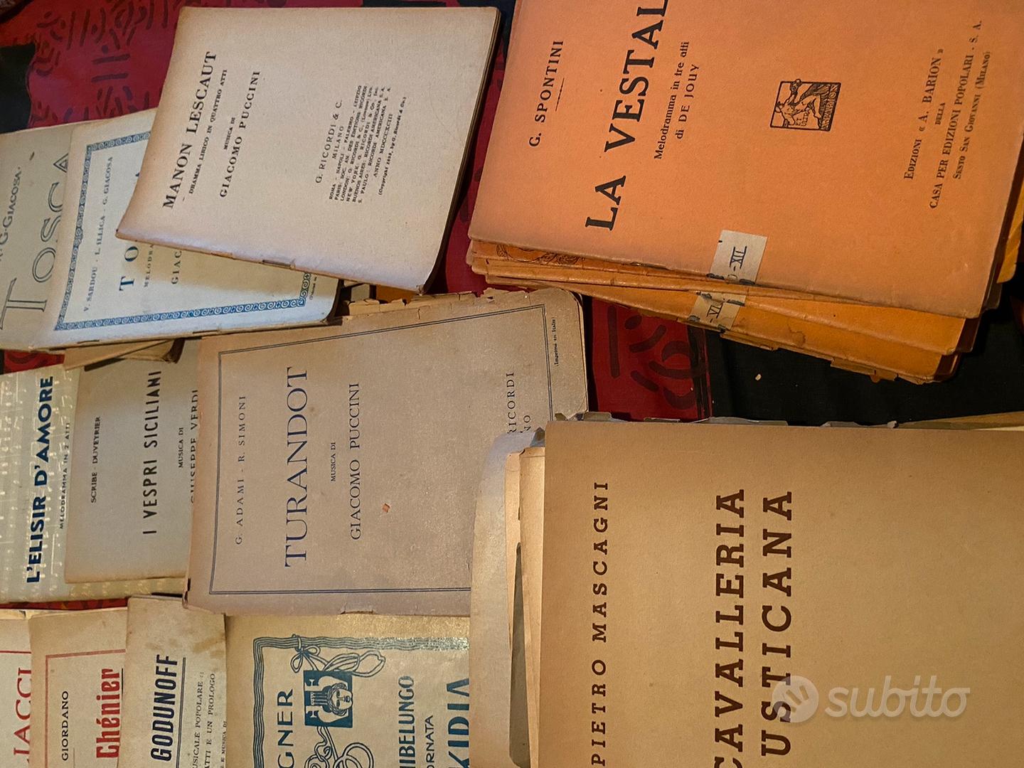 Libretti opere datate - Collezionismo In vendita a Milano