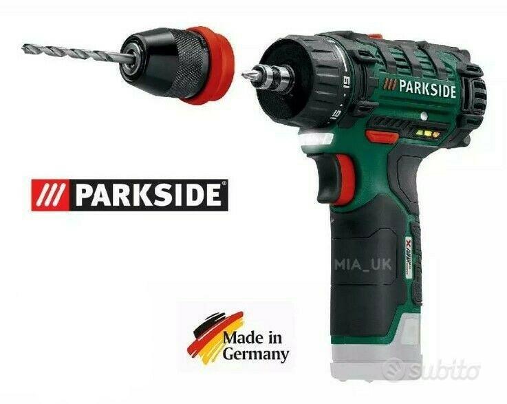Parkside PBSA Trapano avvitatore X12V Team Nuovo - Giardino e Fai da te ...