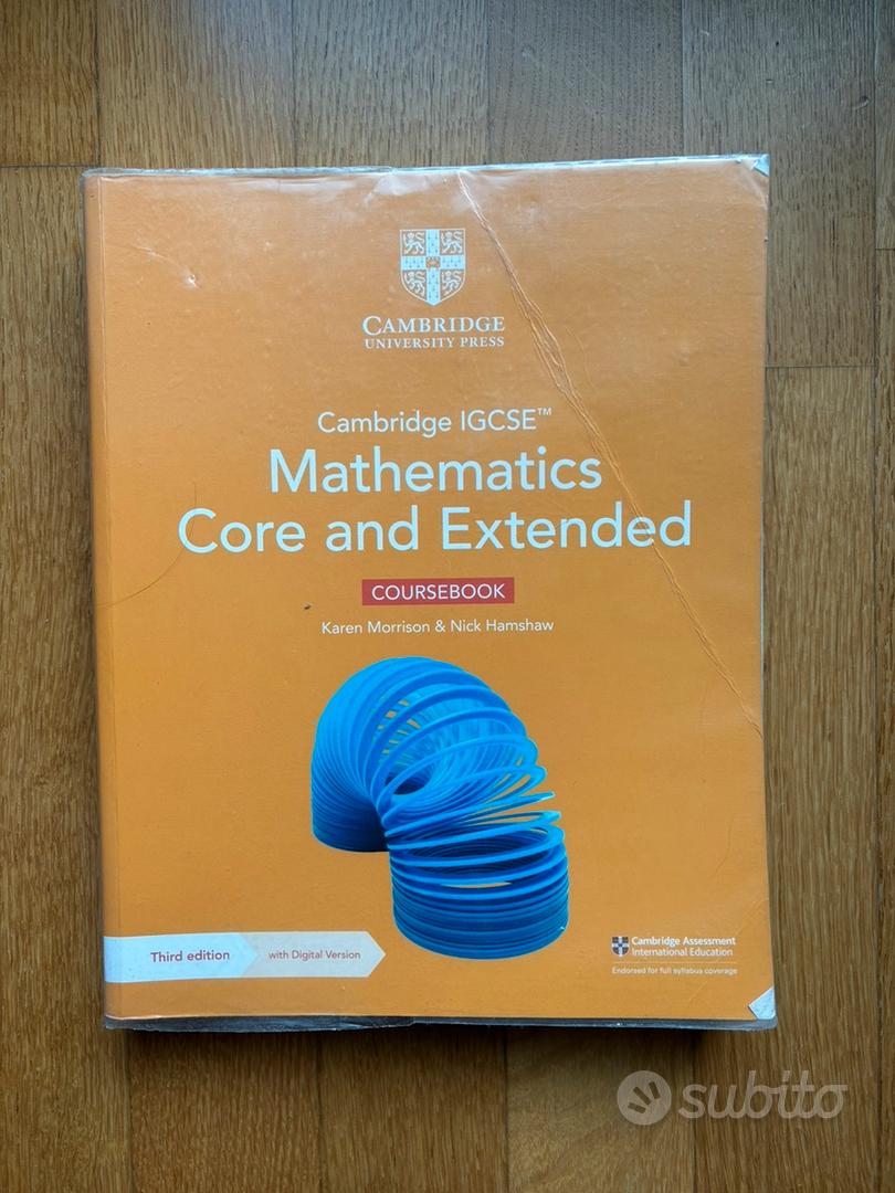 Mathematics Core and Extended CAMBRIDGE - Libri e Riviste In vendita a Roma