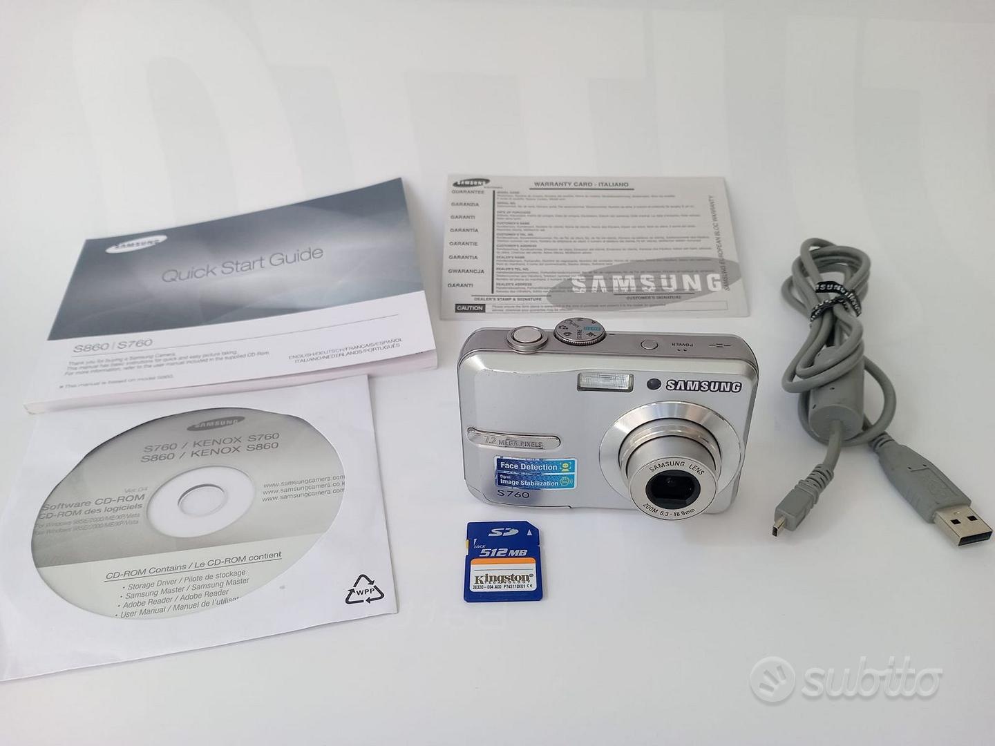 Samsung fotocamera compatta S760 batterie AA y2007 - Fotografia In ...