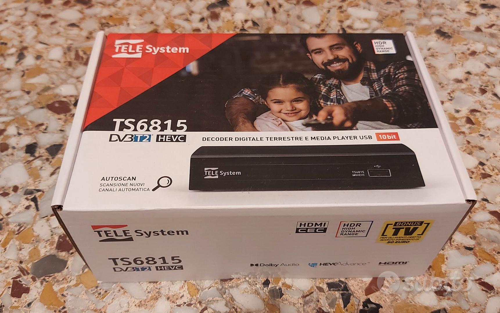 Decoder Digitale Terrestre Telesystem TS6815 - Audio/Video In vendita a Savona